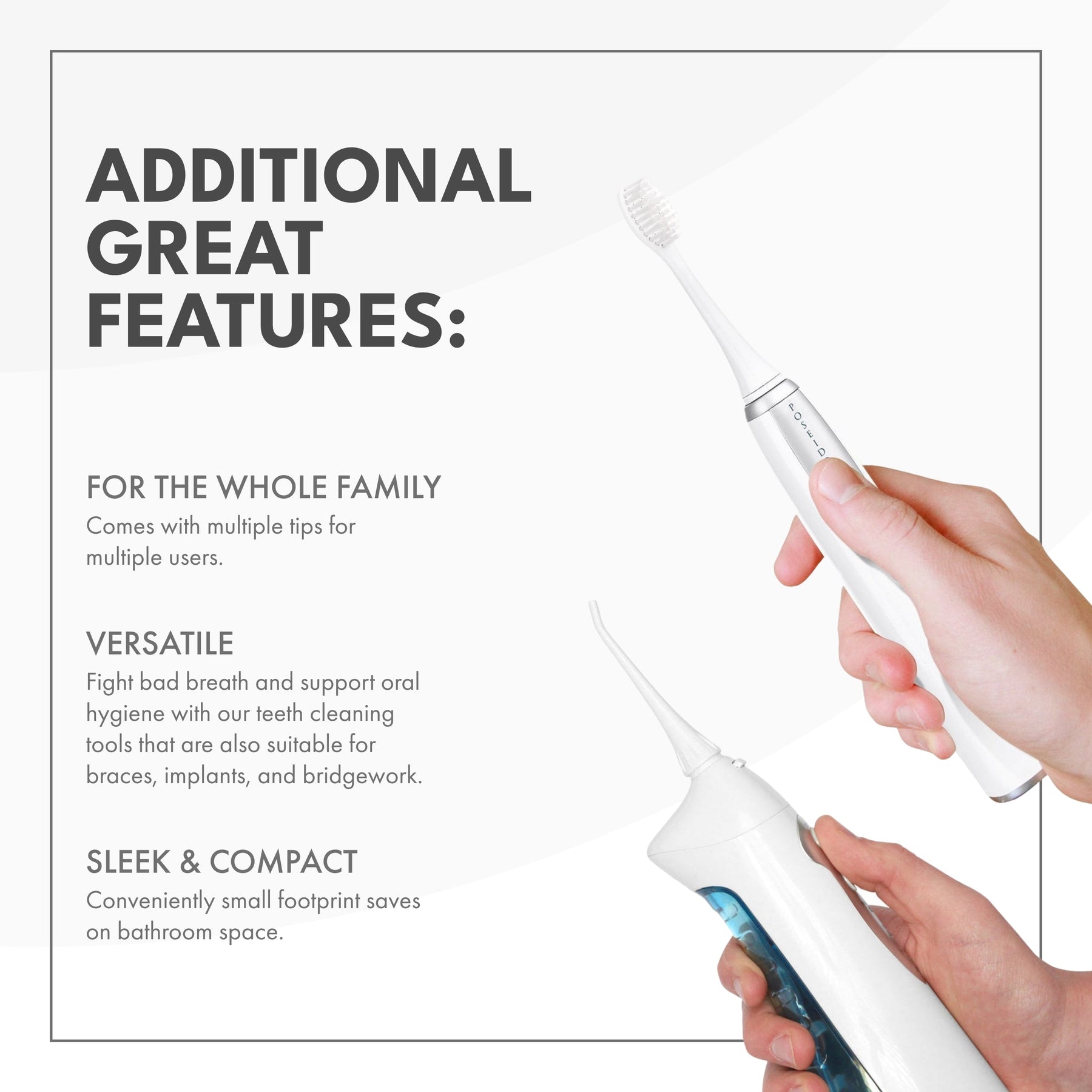 Water Flosser and Toothbrush Combo – ToiletTree Products