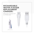 Replacement Charging Cord for Water Flosser – ToiletTree Products